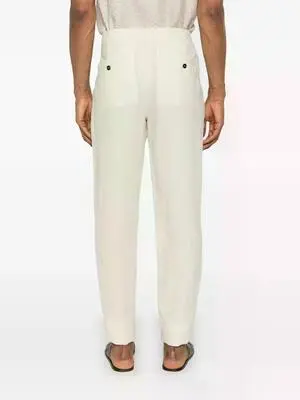 Zegna Linen Tapered Trousers