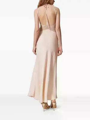TWINSET Long Lace-detail Maxi Dress