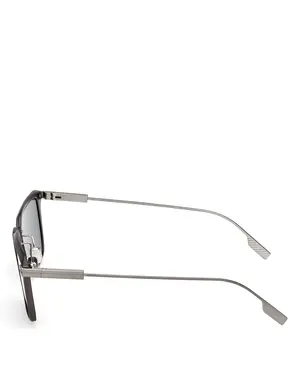 Zegna 55mm Square Sunglasses