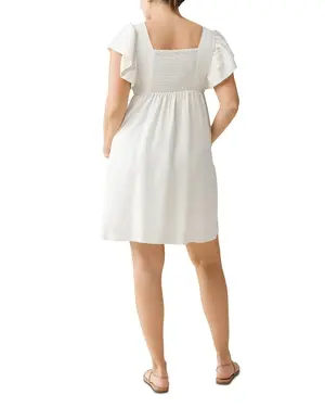 Ingrid & Isabel® Maternity Flutter Sleeve Dress