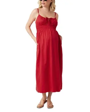 INGRID & ISABEL Maternity Strappy Midi Dress