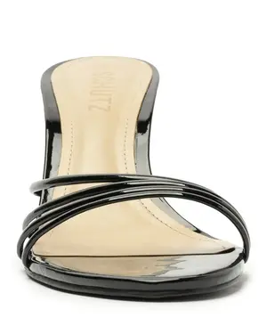 Schutz Inez Mule Sandals - Black