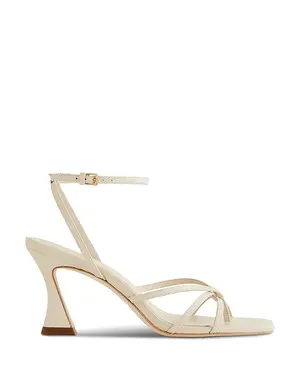 REFORMATION Gen Strappy Sandals - Almond Snake