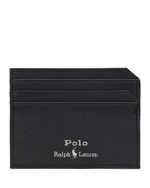 Polo Ralph Lauren Smooth Leather Card Case - Black