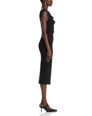 Black Halo Jacqueline Midi Dress - Black