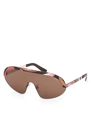 Emilio Pucci Shield Sunglasses, 145mm