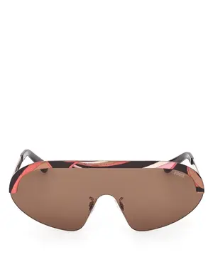 Emilio Pucci Shield Sunglasses, 145mm