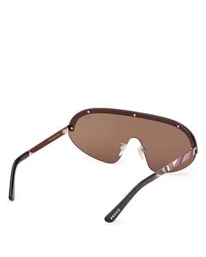 Emilio Pucci Shield Sunglasses, 145mm