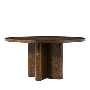 THEODORE ALEXANDER Kesden Round Dining Table - Brown