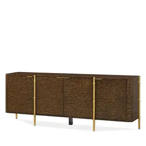 THEODORE ALEXANDER Kesden Sideboard - Pyramid Brown