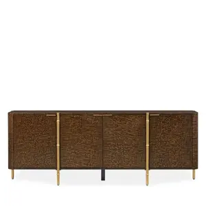 THEODORE ALEXANDER Kesden Sideboard - Pyramid Brown