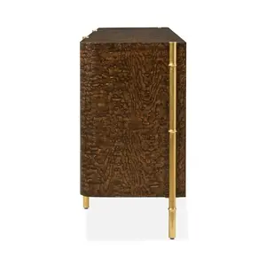 THEODORE ALEXANDER Kesden Sideboard - Pyramid Brown