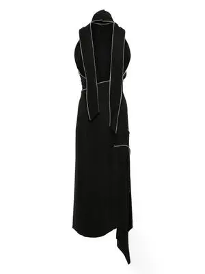Monse Decorative-zip Midi Dress