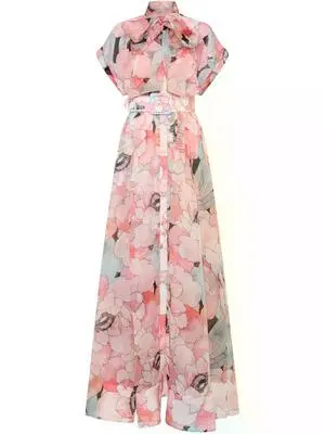 Rebecca Vallance Floral-print Gown