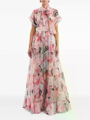 Rebecca Vallance Floral-print Gown