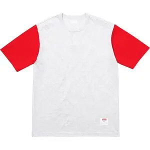 Supreme 2tone Short Sleeve Henley - Ash Grey
