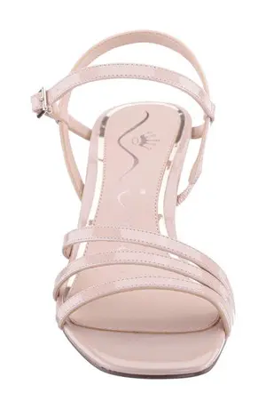 Nina Santana Ankle Strap Wedge Sandal - Nude