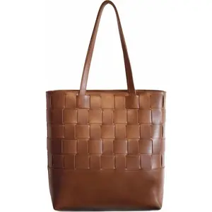 ABLE Mamuye Woven Tote - Whiskey