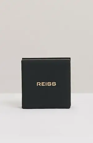 REISS Freya Wave Hoop Earrings - Gold Tone