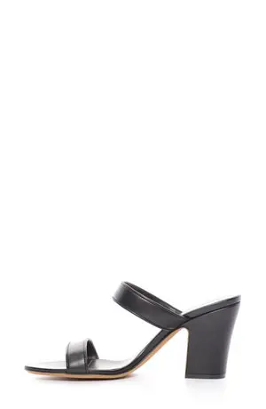 THE ROW Awar Block Heel Sandal - Black