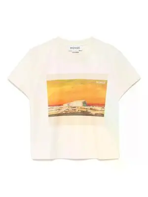 Monse Postcard T-shirt - Neutrals