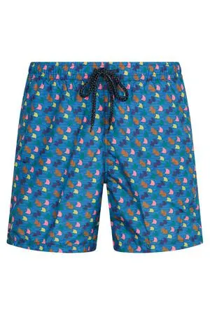 DRUMOHR Drumohr Printed Board/Boxer Blue