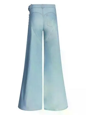 AREA Wide-leg Jeans - Blue