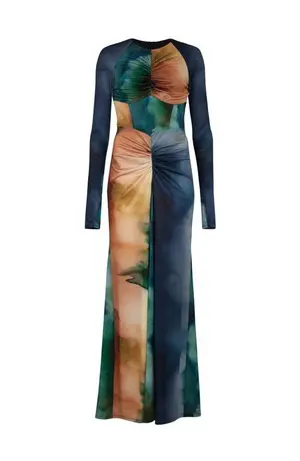 DASKA Cordelia Printed Maxi Dress