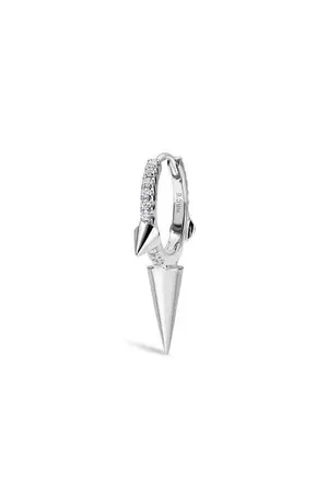 MARIA TASH Triple Spike Diamond Earring - White Gold