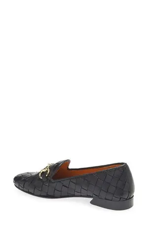 Robert Zur Letti Bit Woven Loafer - Black