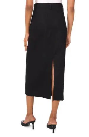 Vince Camuto Patch Pocket Midi Skirt