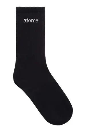 ATOMS Crew Socks - Black