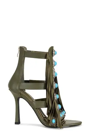 AZALEA WANG Sumac Gladiator Sandals - Green