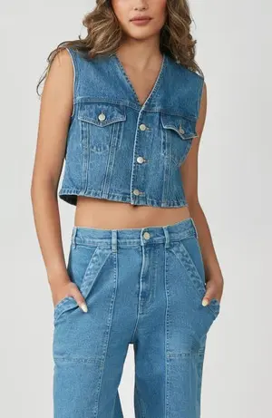 LOLA JEANS Carter Cropped Vest