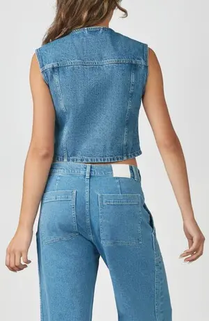 LOLA JEANS Carter Cropped Vest