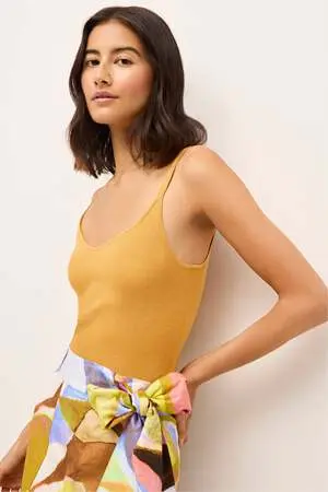 MARIE OLIVER Heather Tank - Oak