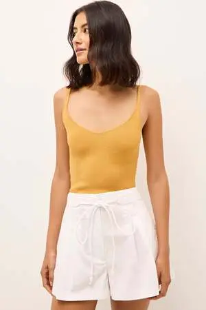 MARIE OLIVER Heather Tank - Oak