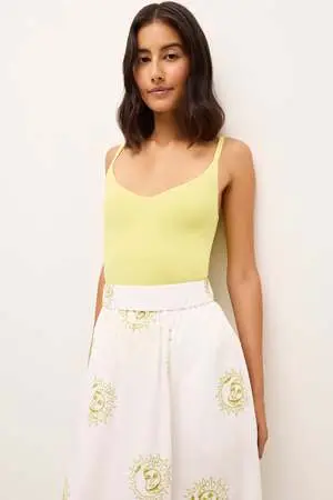 MARIE OLIVER Heather Tank - Lemonade