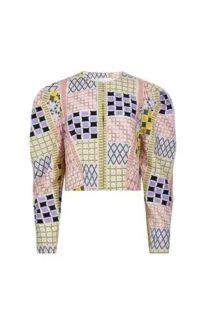 MARIE OLIVER Sheila Embroidered Cotton Jacket