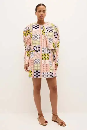 MARIE OLIVER Sheila Embroidered Cotton Jacket