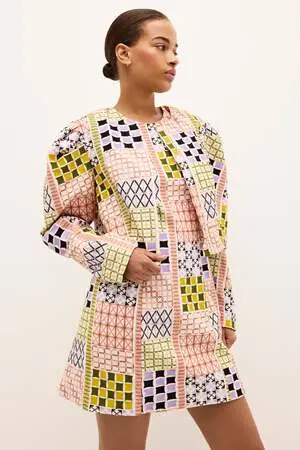 MARIE OLIVER Sheila Embroidered Cotton Jacket