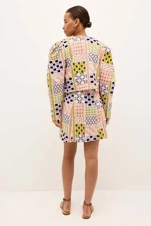 MARIE OLIVER Sheila Embroidered Cotton Jacket