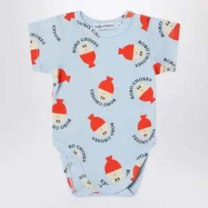 BOBO CHOSES Morning Egg Bodysuit - Light Blue