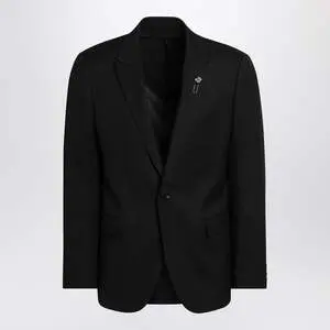 LARDINI Single-breasted Jacket In Wool Blend