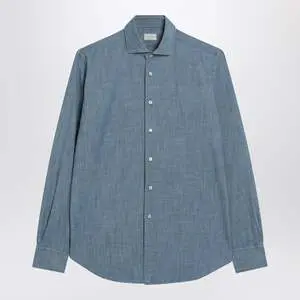 XACUS Light Denim Tailor Fit Shirt - Blue