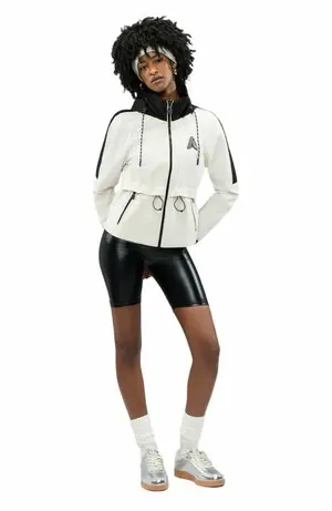 ALPENHAUS Enneth Hooded Windbreaker - Snow White