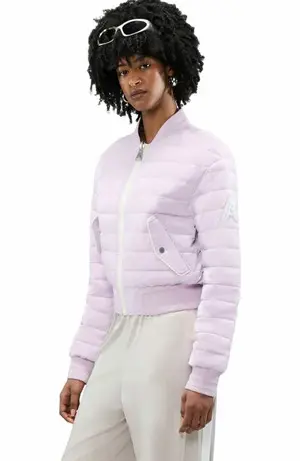 ALPENHAUS Cluza Reversible Quilted Bomber Jacket - Orchid Ice