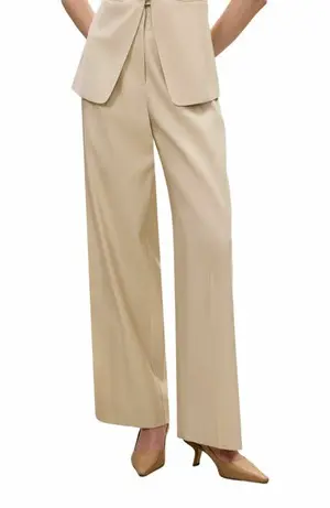 Rebecca Taylor Beatrice Stretch Linen Pant