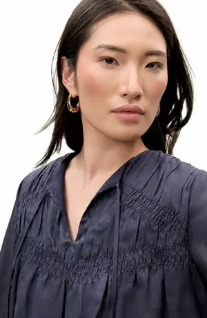 Rebecca Taylor Anya Ramie Blouse