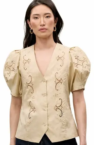 Rebecca Taylor Raquel Twill Shirt